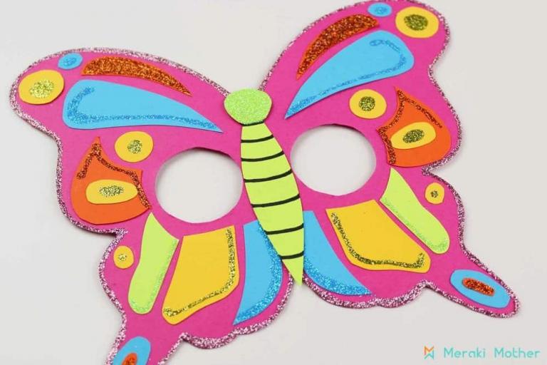 Paper Butterfly Mask - Meraki Mother
