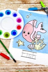 Ocean Animal Activities for Preschoolers - Meraki Mother