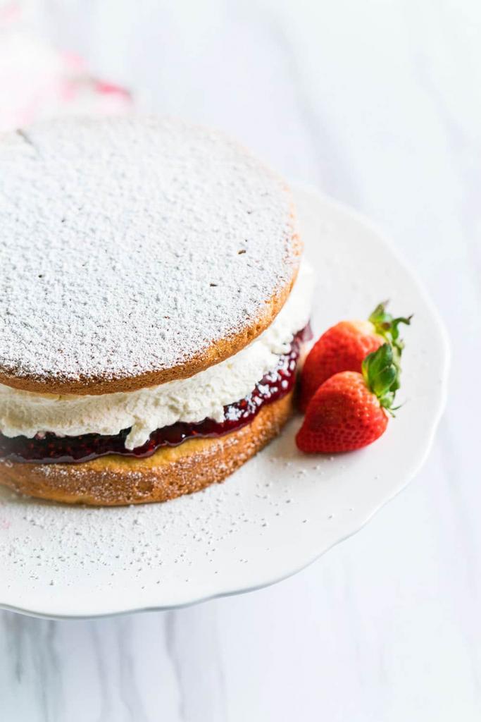 Victoria Sponge Cake - Meraki Mother