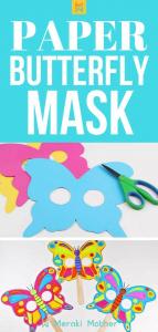 Paper Butterfly Mask - Meraki Mother