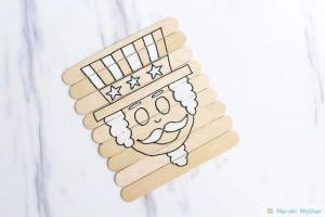 4th of July Uncle Sam Craft for Preschoolers