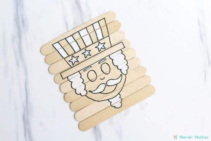 4th of July Uncle Sam Craft for Preschoolers