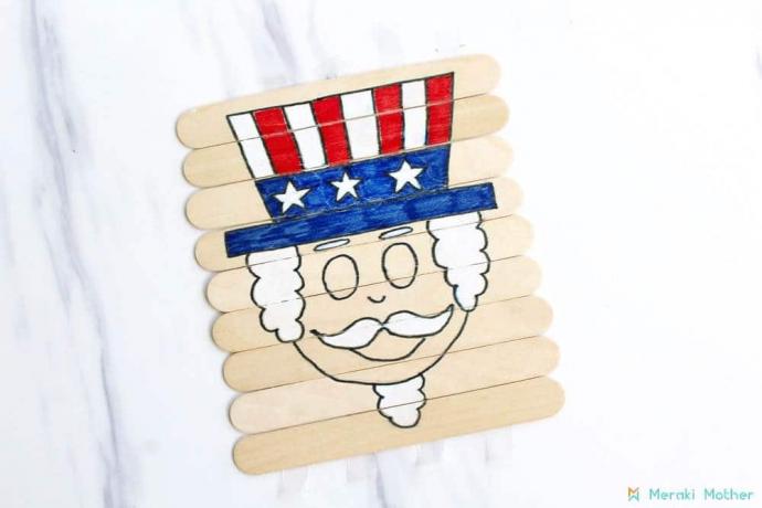 4th of July Uncle Sam Craft for Preschoolers