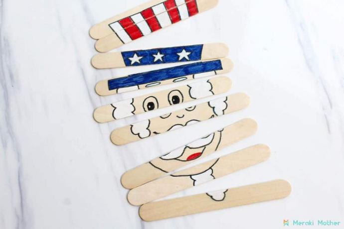 4th of July Uncle Sam Craft for Preschoolers