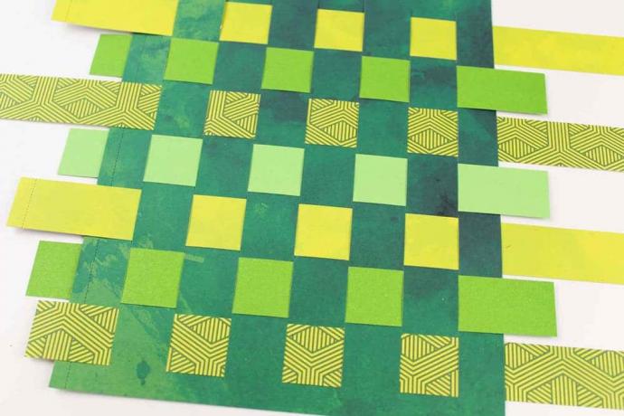 Summer Paper Weaving Craft for Kids - Meraki Mother