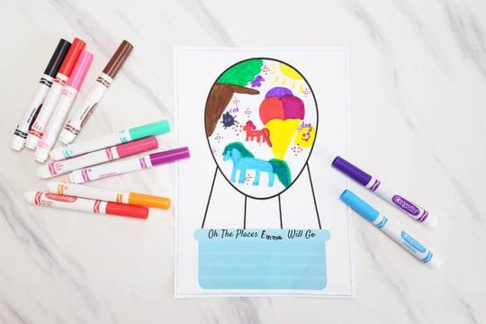 Oh The Places You'll Go Dr Seuss Activity - Meraki Mother