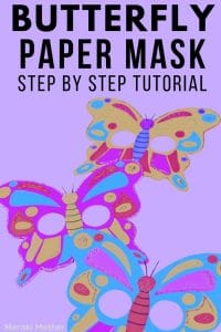Paper Butterfly Mask - Meraki Mother