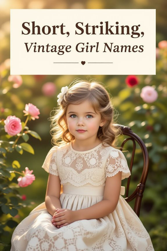 80+ Vintage Girl Names With Romantic Energy - Meraki Mother