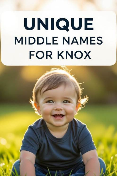 Ultimate List of Middle Names For Knox (Baby Boy) - Meraki Mother