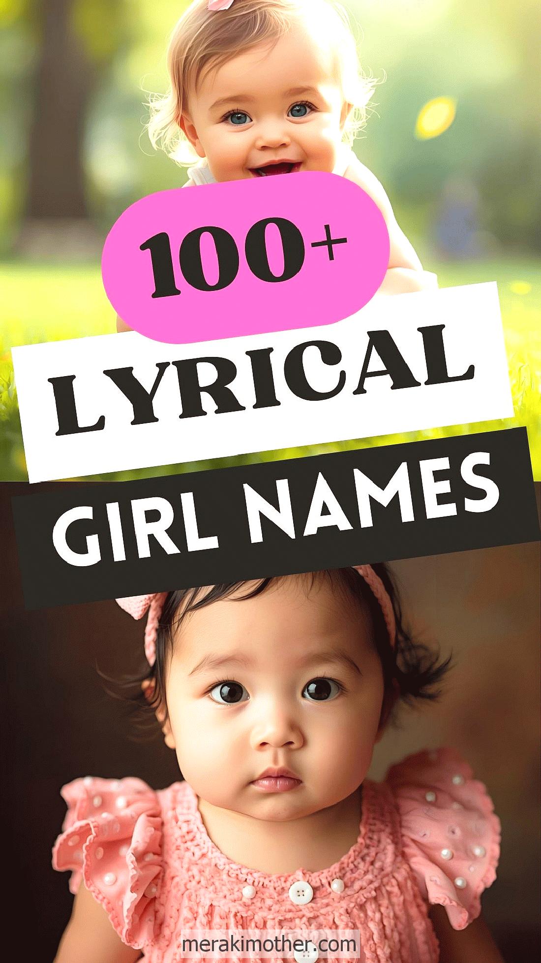 Light and Lyrical Girl Names With Heart - Meraki Mother