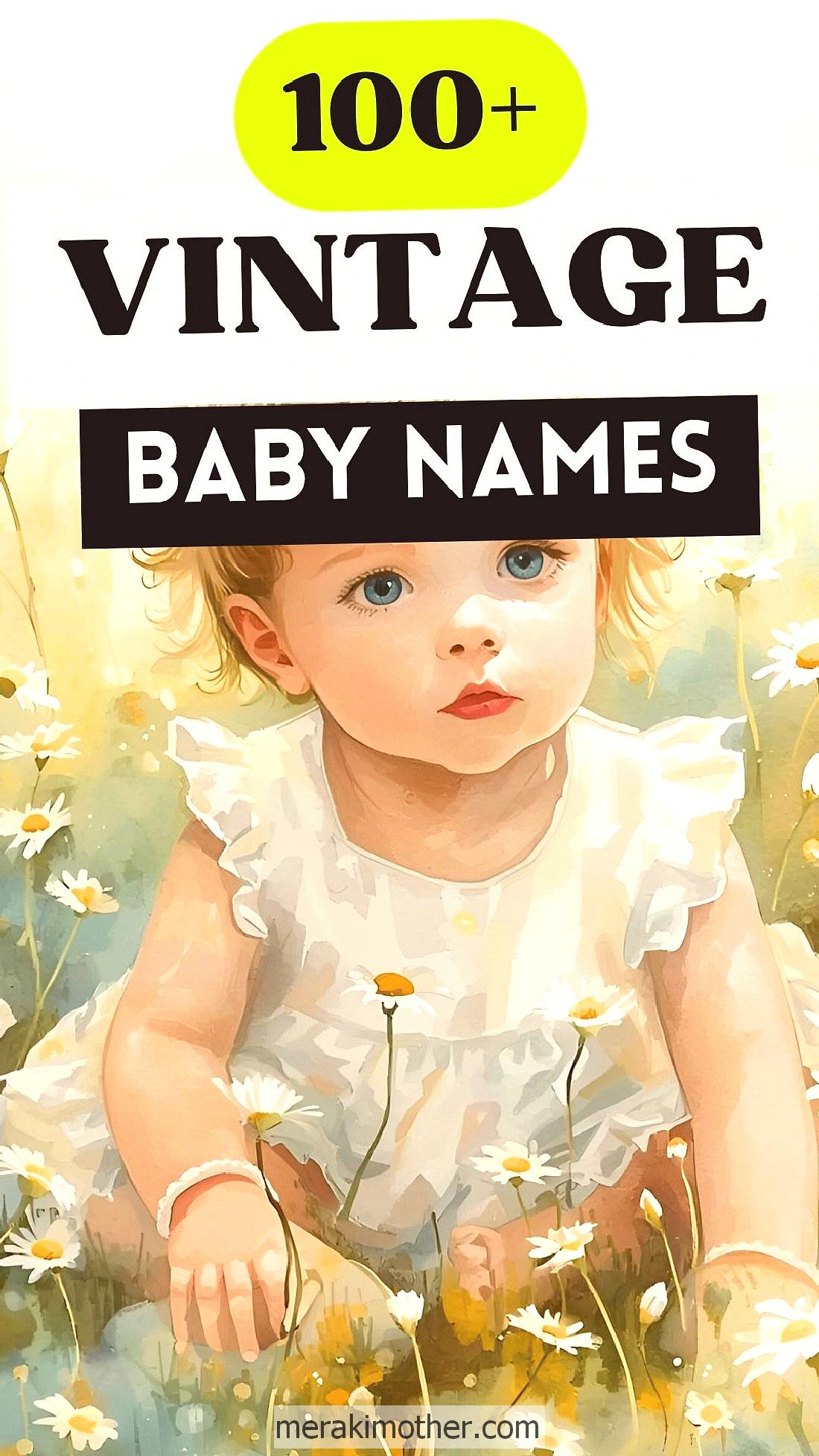 Elegant Vintage Baby Names Making a Comeback - Meraki Mother