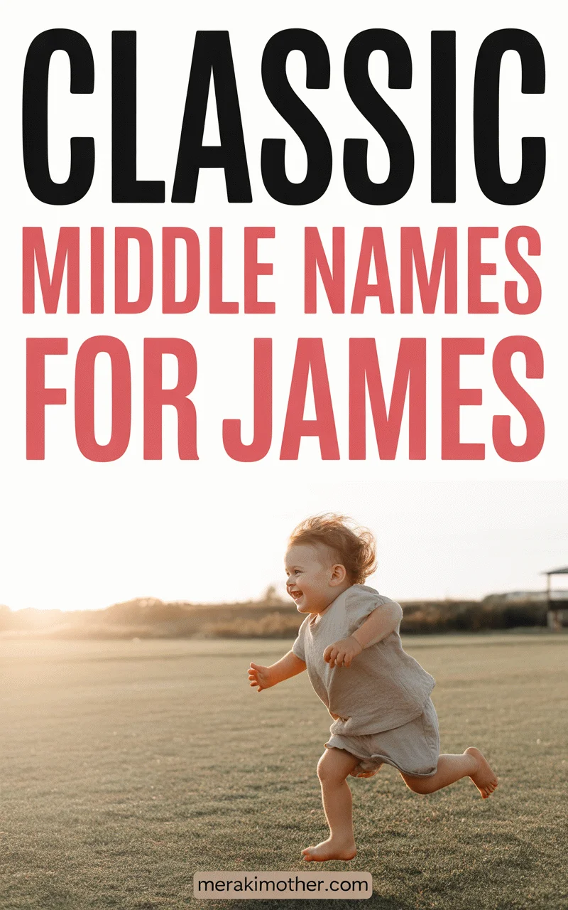 Timeless Middle Names for James - Meraki Mother