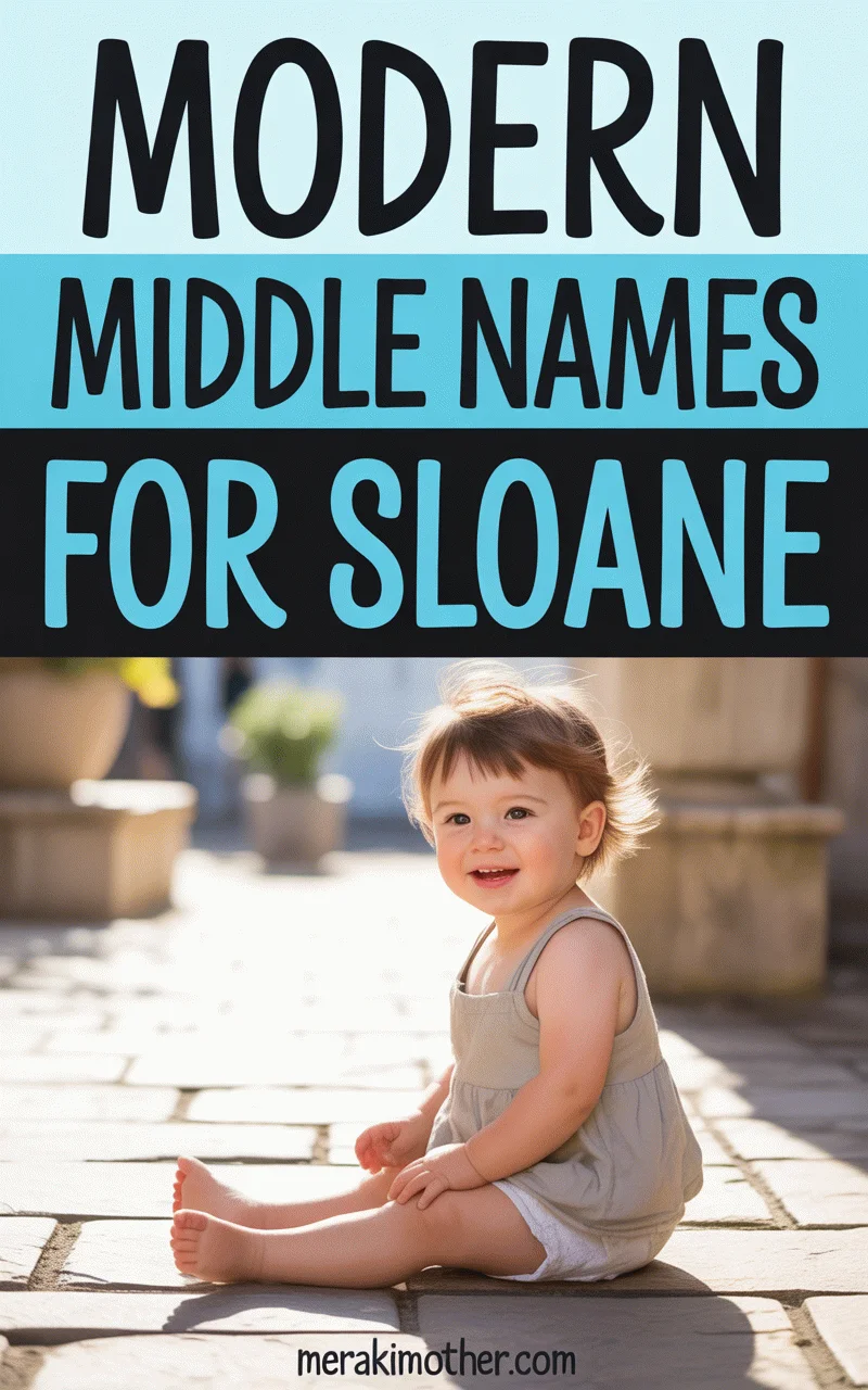 100+ Sophisticated Middle Names for Sloane (Girl) - Meraki Mother