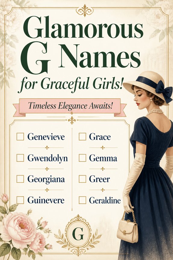 Old Money Girl Names That Start With G (Grand & Gracious) - Meraki Mother