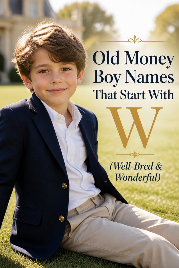 Old Money Boy Names That Start With W (Well-Bred & Wonderful) - Meraki ...