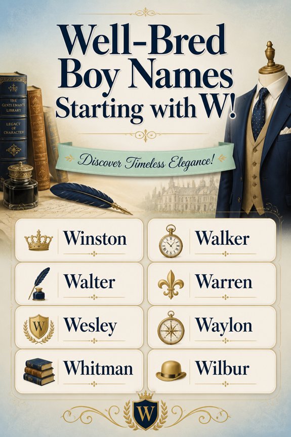 Old Money Boy Names That Start With W (Well-Bred & Wonderful) - Meraki ...