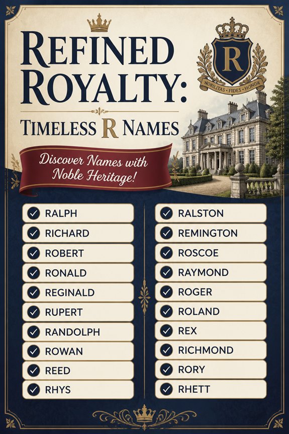 Old Money Boy Names That Start With R (Regal & Refined) - Meraki Mother