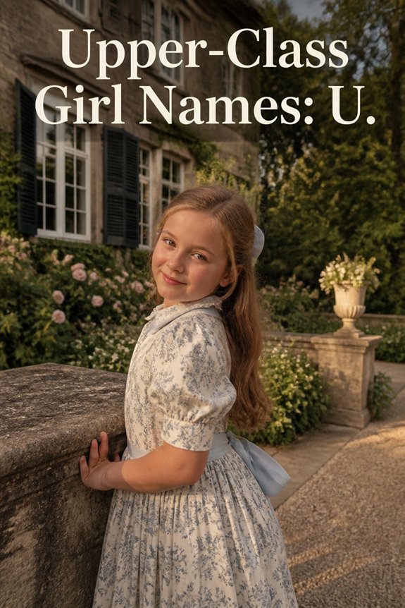 Old Money Girl Names That Start With U (Uncommon & Upper Class ...